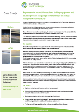 Case Studies | Surface Technology UK